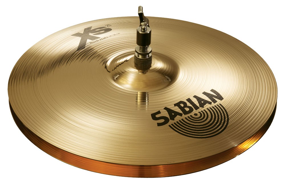 SABIAN 14" Xs20 Rock Cymbal Hats Brilliant